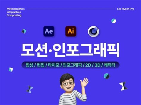 감각적인 고퀄리티 2d 3d 모션그래픽 인포그래픽 제작 크몽