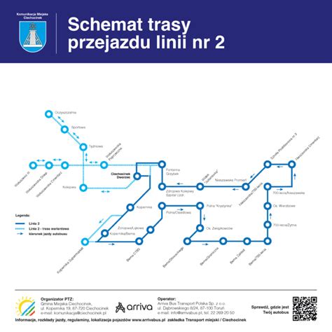 Rozkład jazdy Komunikacji Miejskiej Ciechocinek pl