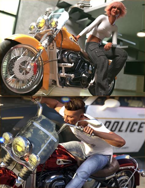 Rogue Rider 为黑暗经典摩托车和 Genesis 9 摆出姿势 Rogue Rider Poses for Dark