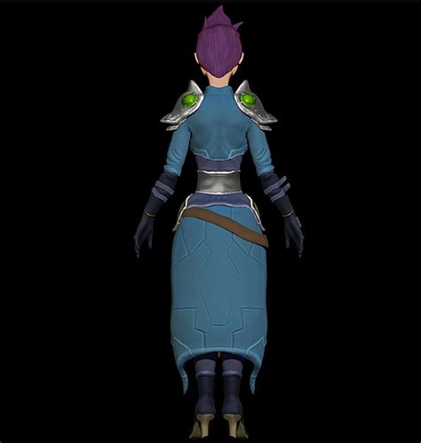 여성 만화 3d 모델 15 Ztl Free3d