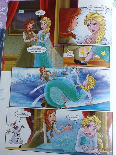 Elsa And Anna Photo Frozen Comic Dancing Day Frozen Comics Frozen