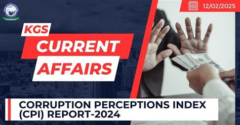 Corruption Perceptions Index Cpi Report 2024 Upsc Current Affairs 2025