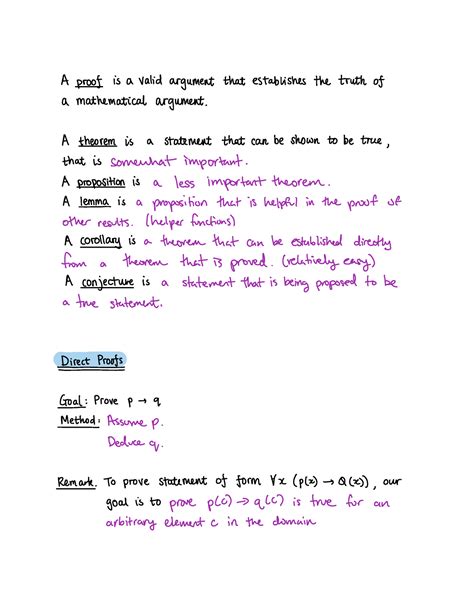 Lecture Proof Methods A Proof Is A Valid Argument That Establishes The Truth Of A