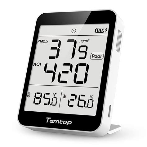 Buy Temtop Indoor Thermometer Air Quality Monitor PC Online At DesertcartINDIA