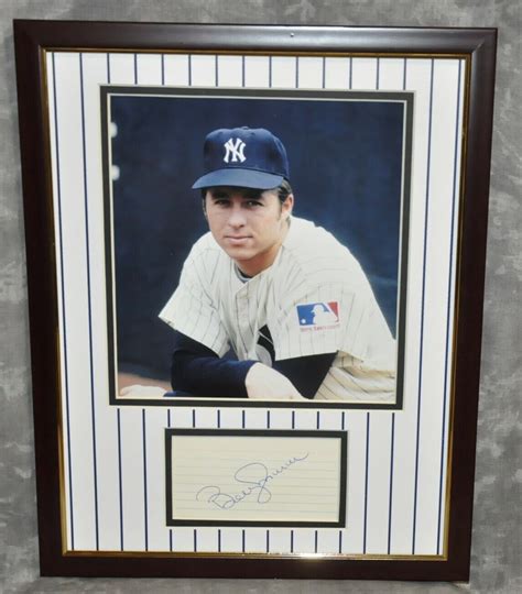 Bobby Murcer Autographed Matted Framed With Jsa Certificate Sidelineswap