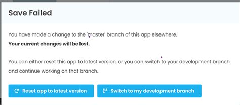 Save Failed Error While Working In An App Anvil Q A Anvil