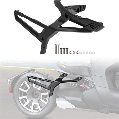 Amazon SAUTVS Aluminum Saddlebag Rack For Can Am Ryker Black