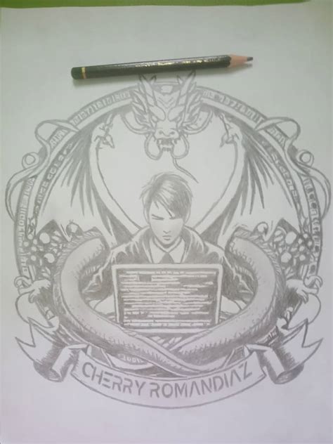 Sketch Artwork Programmer Surrounded By Dragon By Cherryromandiaz On Deviantart