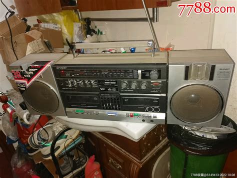 夏普gf一700收录机一台，收音机正常，音质倍棒，收藏佳品三用机录音设备聚贤斋主【7788收藏】