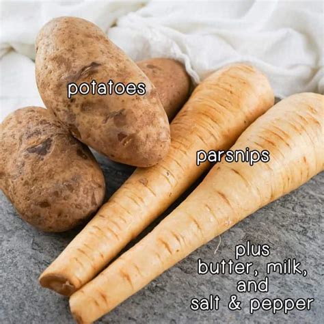 Mashed Potatoes And Parsnips Dizzy Busy And Hungry