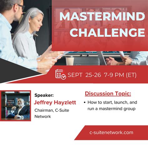 Mastermind Challenge C Suite Network