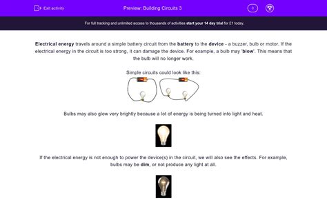 Building Circuits 3 Worksheet Edplace