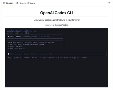 Openai Releases Codex Cli An Open Source Local Coding Agent That Turns Natural Language Into
