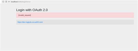 Invalid Request Without Any Logs In The Monitoring Dashboard Auth Community