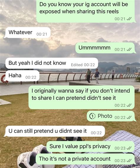 約會故事回帶 同男友由dating App轉用whatsapp當日，佢send咗條reels俾我，我一click入去就見到佢個ig
