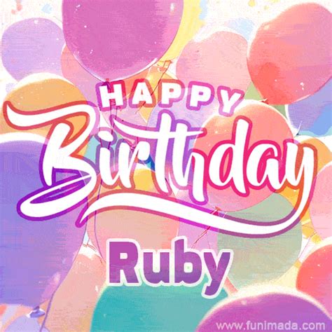 Happy Birthday Ruby S For Her Download On