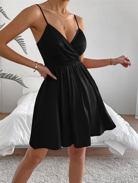 Shein Privé Solid Cami Dress Shein Uk