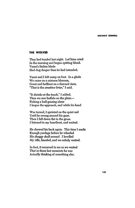 Galway Kinnell Poem At Steven Broadnax Blog