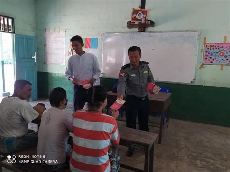 ဘုရားသုံးဆူမြို့တွင် လူကုန်ကူးမှုတားဆီးကာကွယ်ရေး အသိပညာပေးဟောပြောပွဲနှင့် လက်ကမ်းစာစောင်များဖြန့