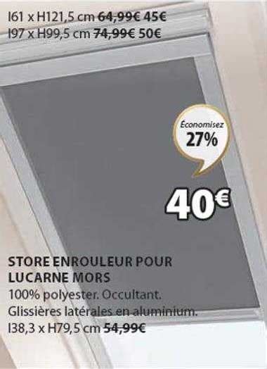 Promo Store Enrouleur Pour Lucarne Mors Chez Jysk Icatalogue Fr