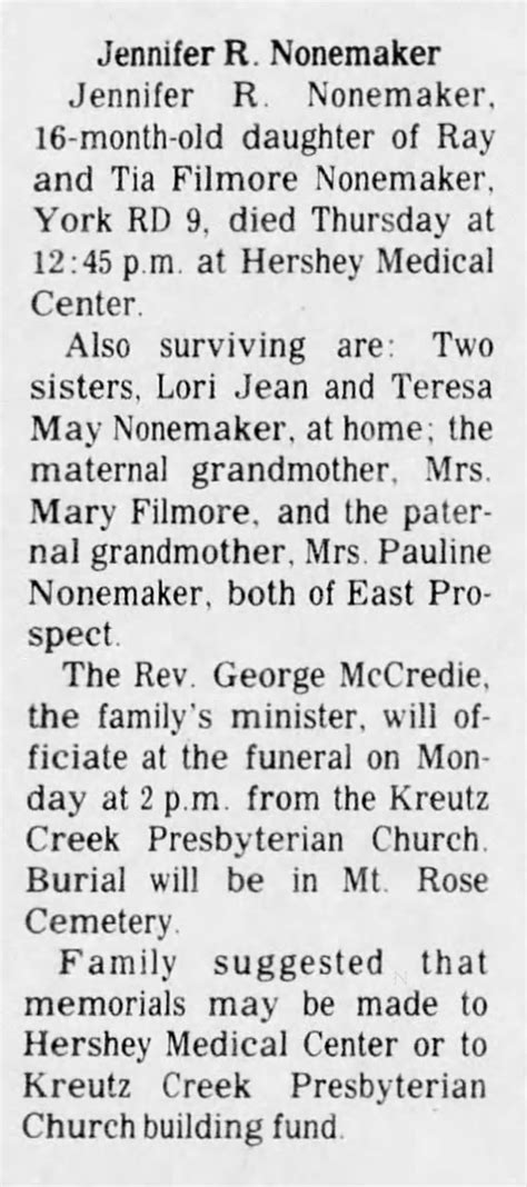 Obit York Daily Record Yorkpa Fri 05 Sep 1975 P13