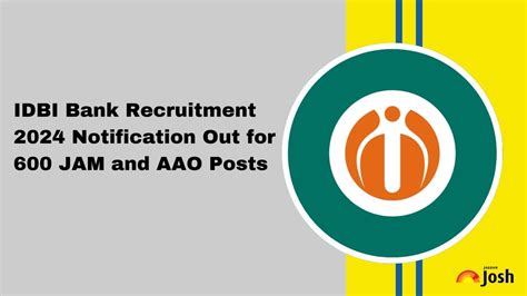 Idbi Jam And Aao Recruitment 2024 Notification Out For 600 Vacancies