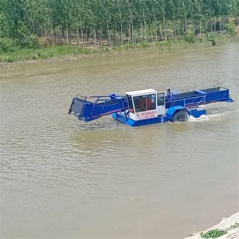 River Weed Cleaning Boat Floating Garbage Collecting Boat Water