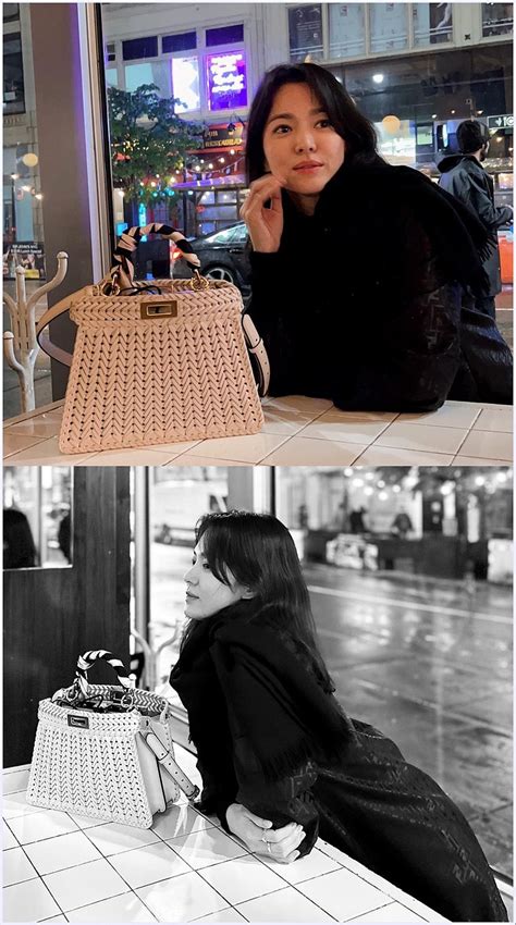 송혜교 가방 펜디 피카부 스몰백 파헤치기 네이버 블로그