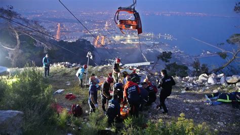 Antalya Turkey One Killed 10 Injured In Cable Car Accident Cnn