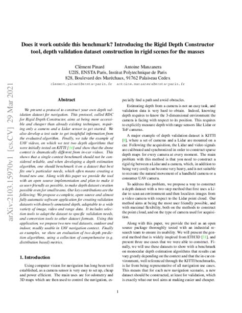 pdf does it work outside this benchmark introducing the rigid depth