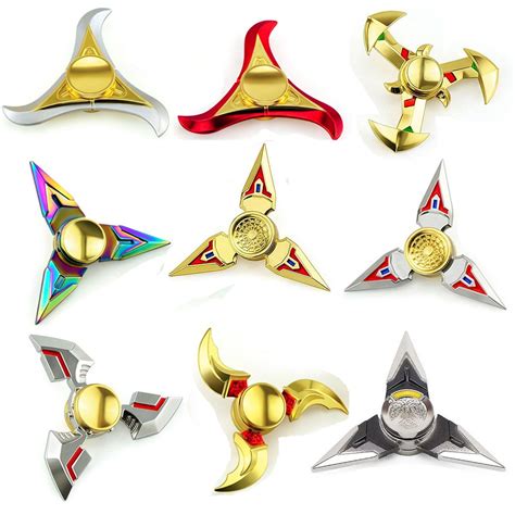 Genji Shuriken Ninja Hand Tri Fidget Spinner Edc Metal Bearing