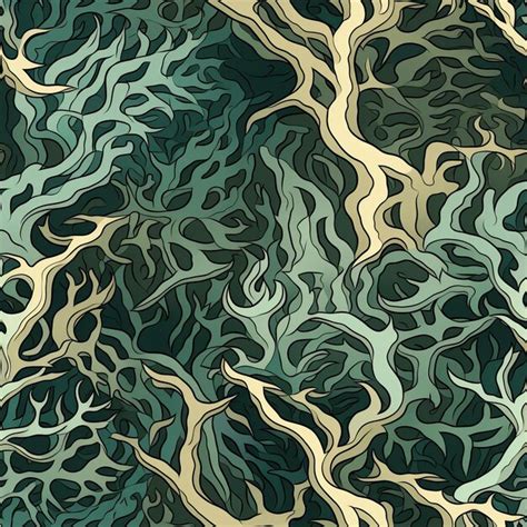 Premium Ai Image Patterns Formed By Overlapping Tree Branches