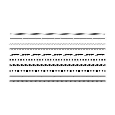 Border Frame Icon Divider Horizontal Line Vector Shape Icon For