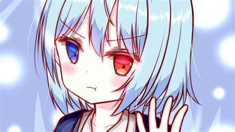 Wallpaper Girl Blush Heterochromia Anime Hd Picture Image