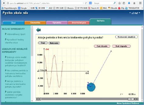 Website “physics Around Us” Contains A Set Of Simulations In Different