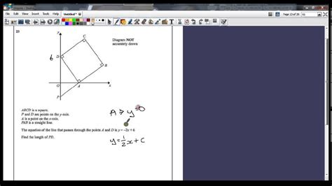 PGSMaths EdExcel GCSE Maths November 2012 Paper 1H Non Calc
