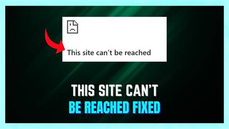 How To FIX This Site Can T Be Reached Error This Site Cant Be