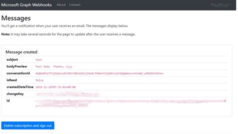 C 400 Bad Request Error On Using Microsoft Graph Api To Subscribe To