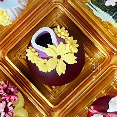 메이드한양 동양디저트 和菓子 Wagashi 화과자 창업 프로세스 떡 앙금플라워 상견례선물 답례품 보자기 옷 입은 영롱동글 메이드한양 명절선물 👸🏻🤴🏻🫧