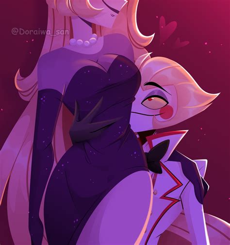Lucifer Morningstar And Lilith Hazbin Hotel Drawn By Doraiwa San