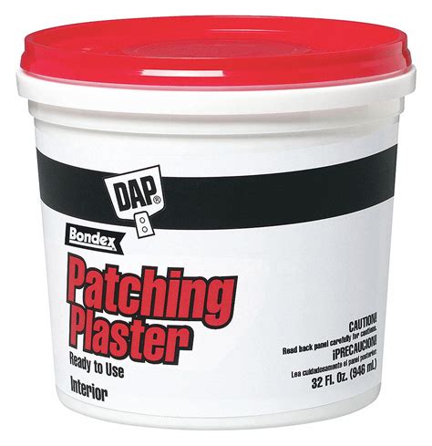 Dap Patching Plaster 32 Oz Size White Color Container Type Pail