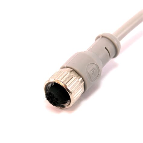 Cabo Conector Para Sensor 180° 4 Pinos 5mts Tecnotron Ct12f 4s C05 A1
