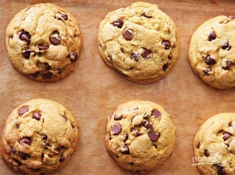 Американское печенье с кусочками шоколада Recipe Double Chocolate Chip Cookie Recipe