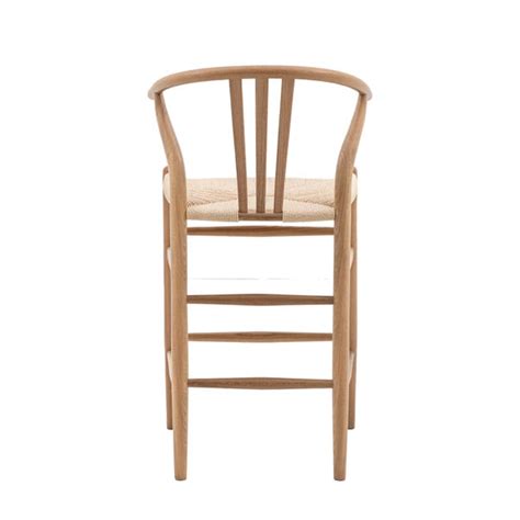 Walsall Set Of 2 Bar Stools Elm Dunelm