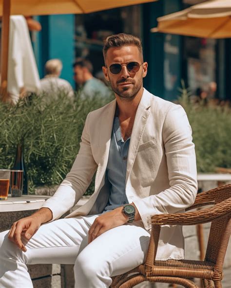 Leinenblazer für Gartenparty Outfit Hockerty