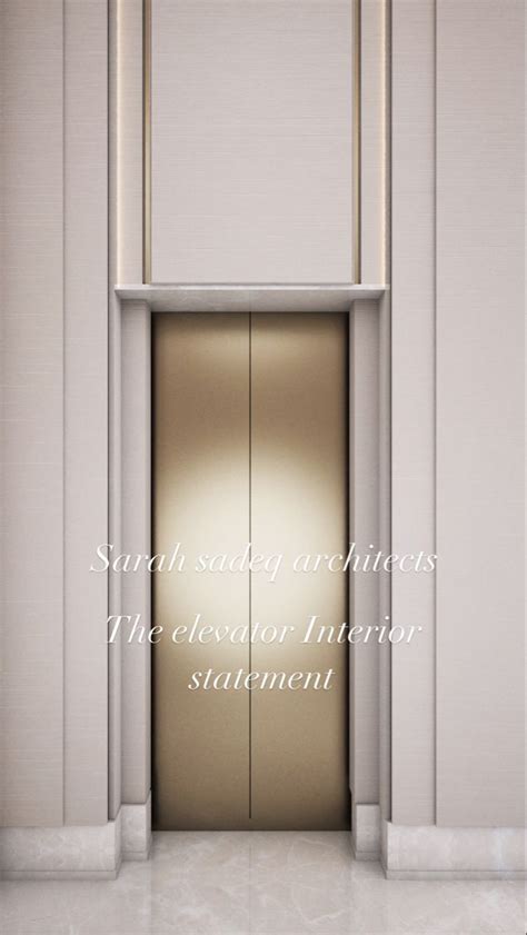 Elevator With Safety Awareness Message