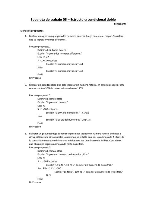 Principio DE Algoritmo Universidad Tecnologica Del Peru Separata De Trabajo Estructura