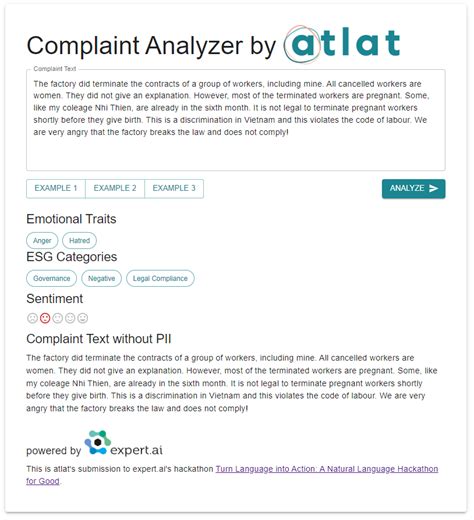 Understand Human Rights Complaints Devpost