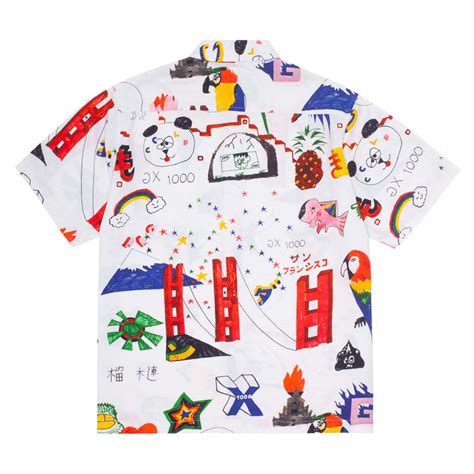 Gx1000 Panda Sex Rayon Button Down White Beyond