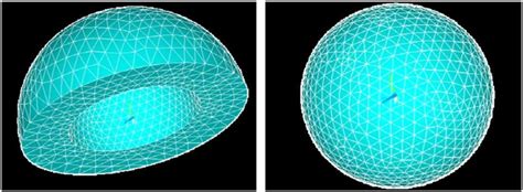 Finite Element Model For The Acetabular Cup And The Femoral Head Download Scientific Diagram